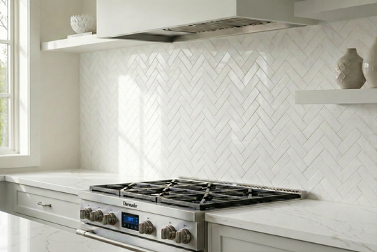 Kitchen Backsplash Tile | Marble, Glass & Porcelain