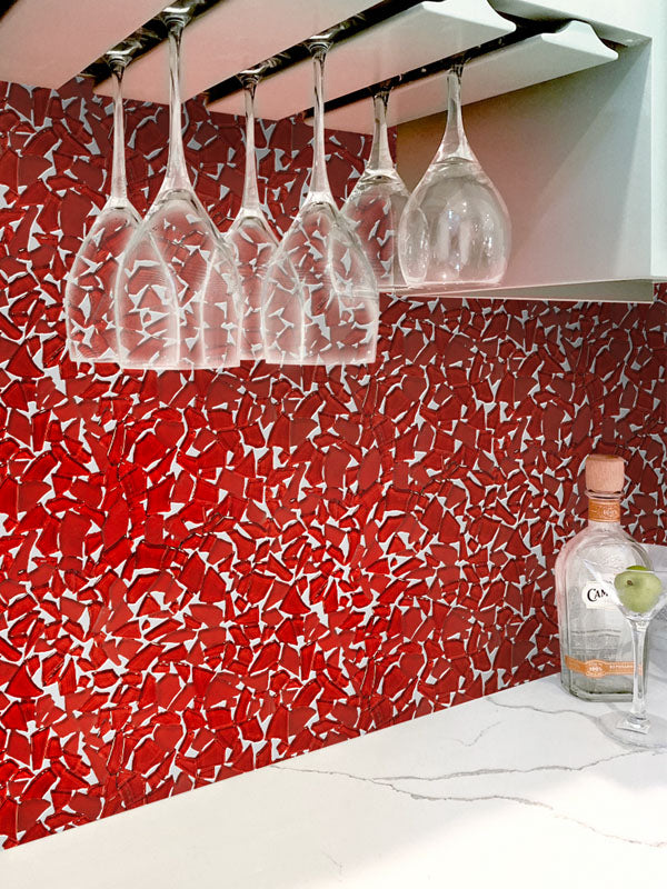 GEMS RUBY Glass Mosaic Tile | TILE & MOSAIC DEPOT