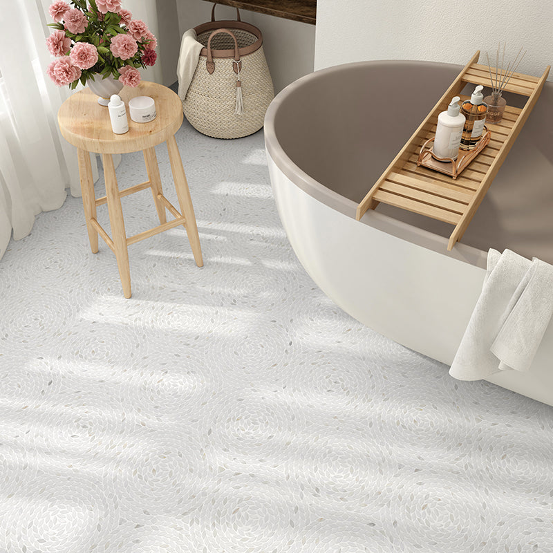 MICRONESIA Peidi Calacatta Gold Marble Mosaic Tile | TILE & MOSAIC DEPOT