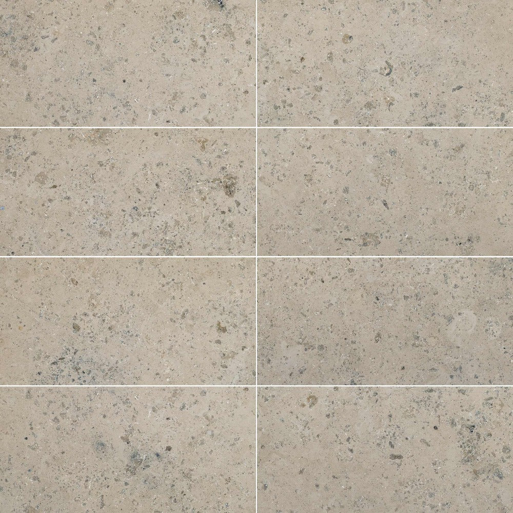 Nova Grey Limestone 3x6 Honed Tile (Clearance)