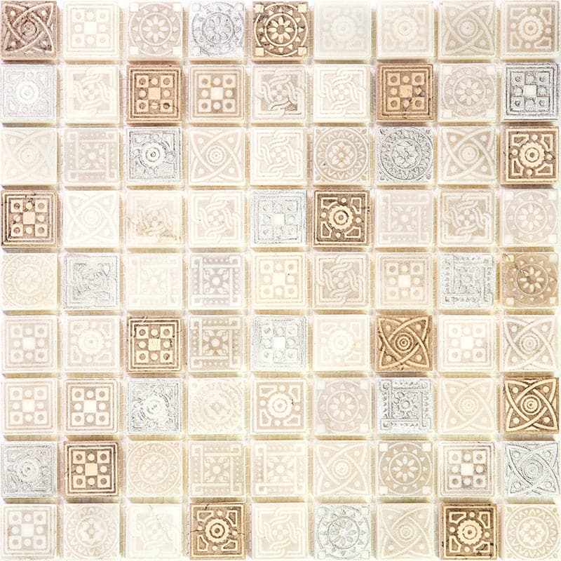 ARTISTIC LEGEND 3 stone Mosaic Tile | TILE & MOSAIC DEPOT